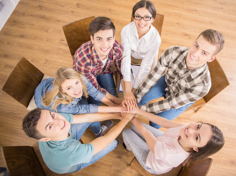 Group interaction stock photo. Image of help, people - 55797472