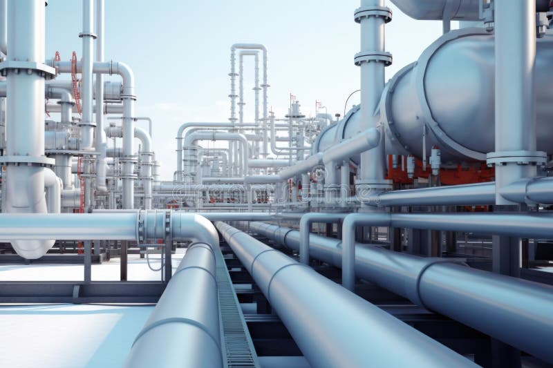 A Group of Interconnected Pipes Suitable for Industrial and ...