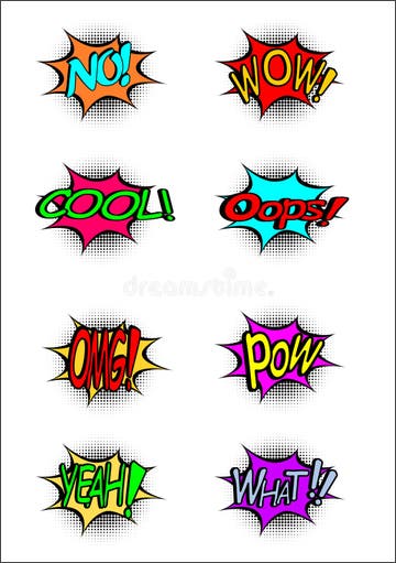 Interjections Stock Illustrations – 19 Interjections Stock ...