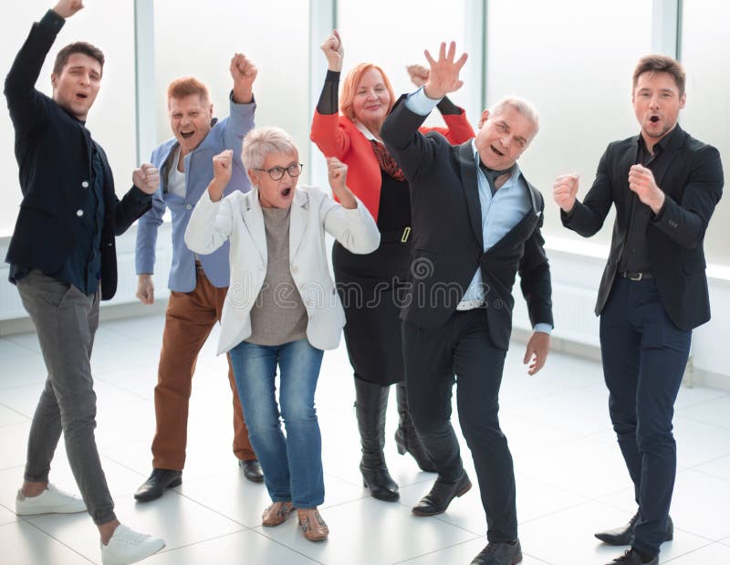 Excited Group of Business People Stock Photo - Image of background ... Excited Group of Business People Stock Photo - Image of background ...
