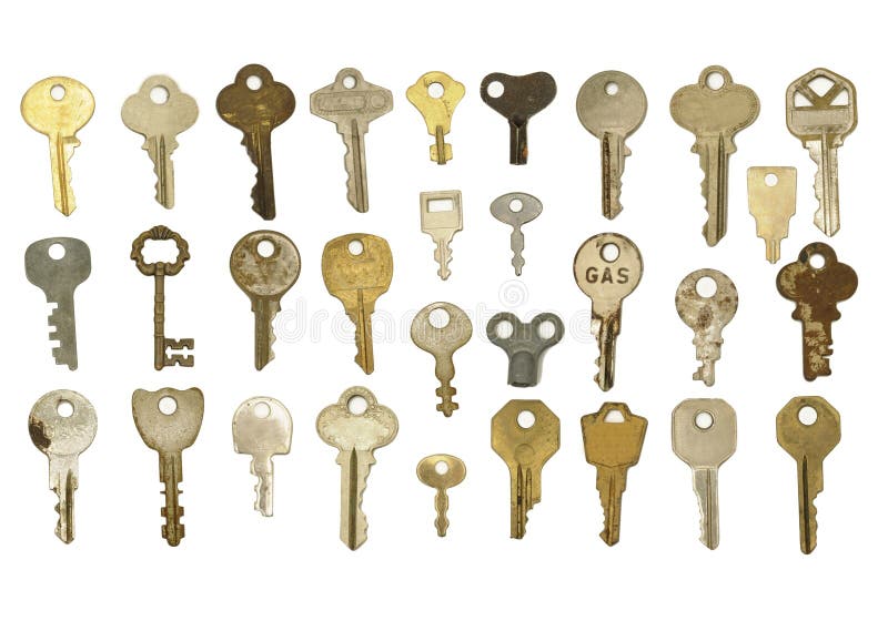 Hanging Keys (XXXL) stock photo. Image of metal, bronze - 29480004
