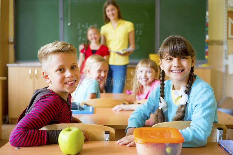 Kids in classroom stock photo. Image of learn, lesson - 99622910