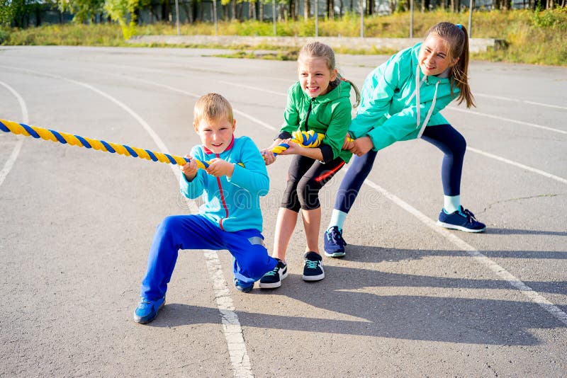 Kids on a stadium stock image. Image of school, outdoor - 103249085