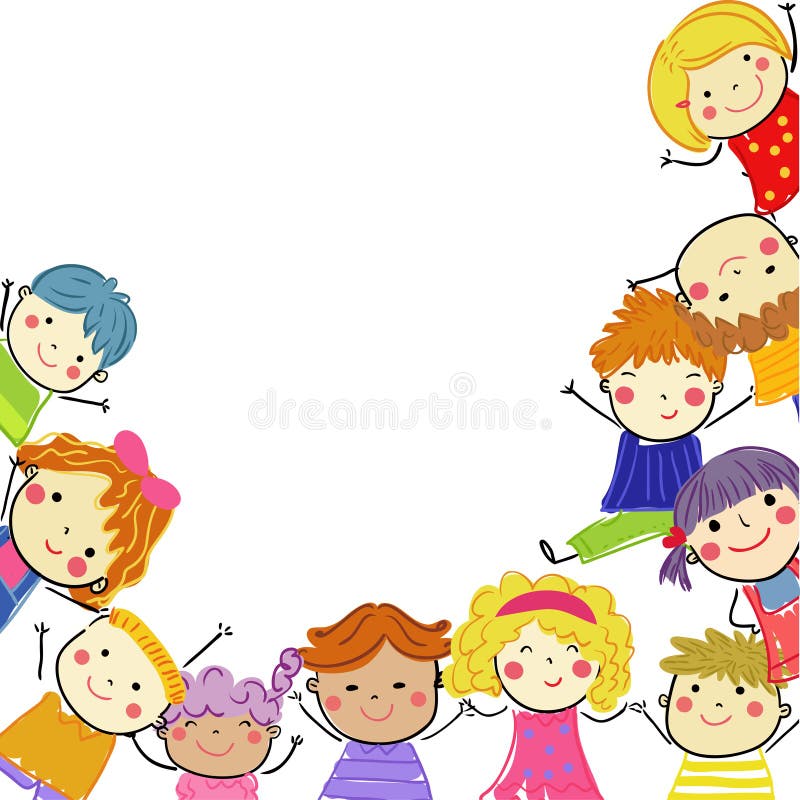 Kids Drawing Friends Stock Illustrations, Vectors, & Clipart - 20,048 ...