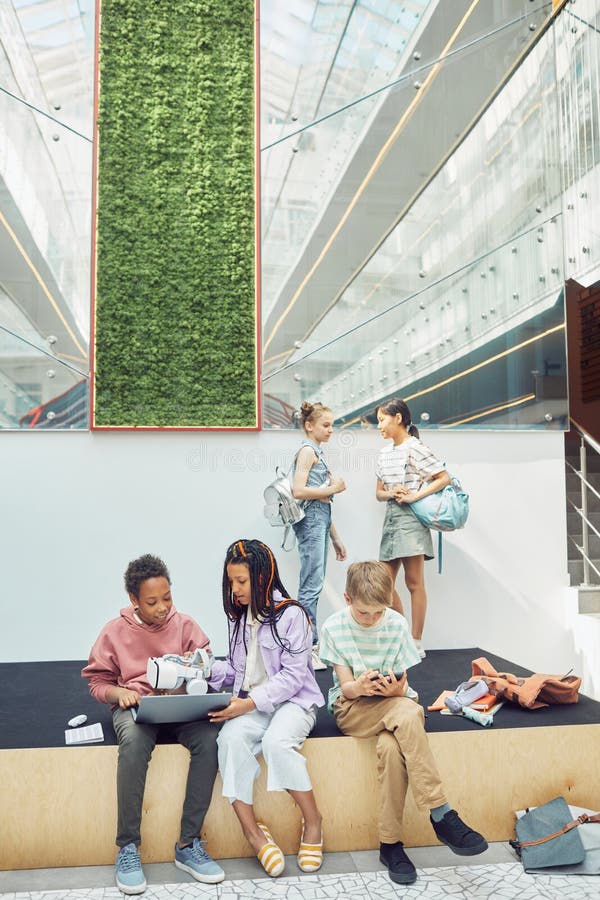 Group of Kids at Future School Stock Image - Image of lifestyles ...