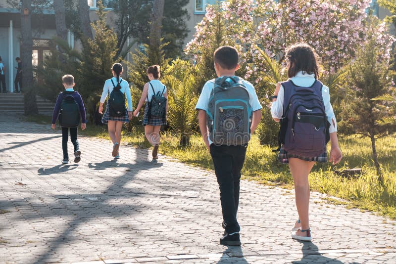 Group of Kids Going To School, Education Editorial Stock Photo - Image ...