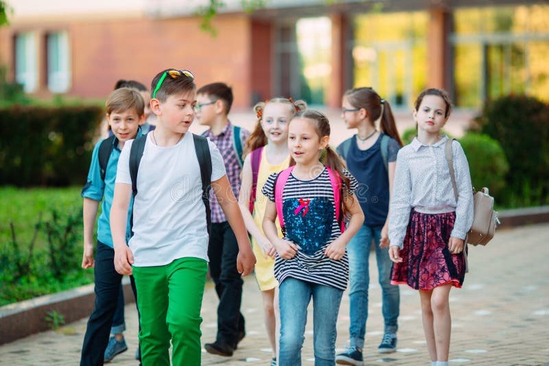 261 Group Students Going To Class Stock Photos - Free & Royalty-Free ...
