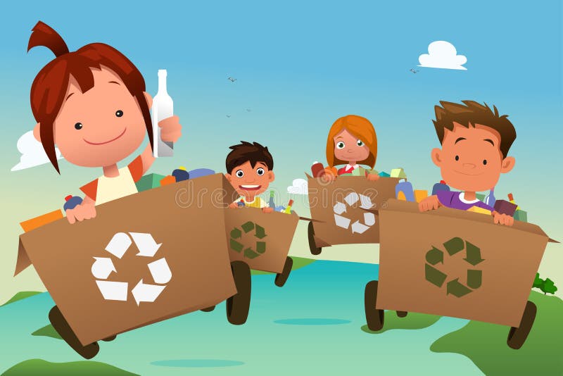 Kids Recycling