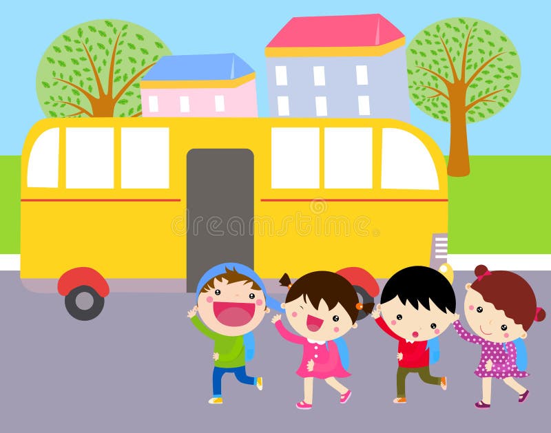 Children Queuing Clipart