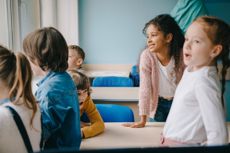 Group of Kids Spending Time Together Stock Image - Image of ...