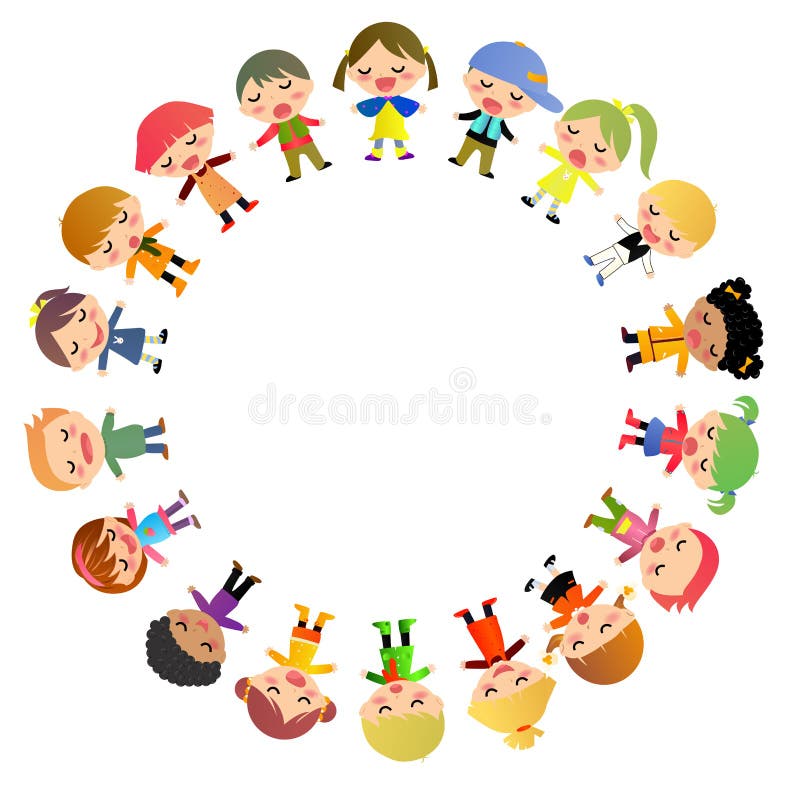 Group People Standing Circle Stock Illustrations – 1,713 Group People ...