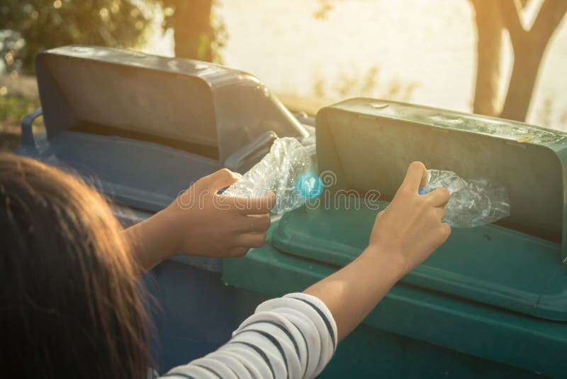 Group of Kids Volunteer Help Garbage Collection Charity Environment ...