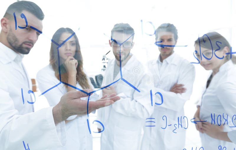 Group of Laboratory Employees. Stock Photo - Image of experiment ...