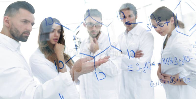 Group of Laboratory Employees. Stock Image - Image of microbiology ...