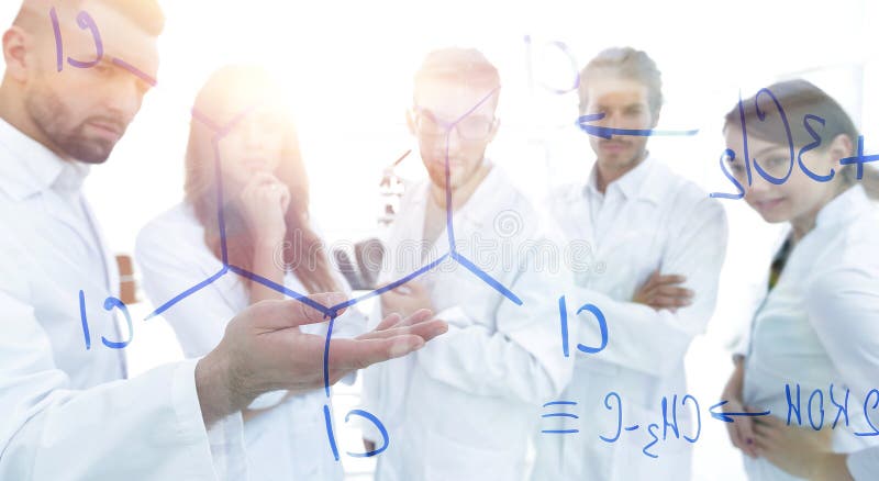 Group of Laboratory Employees. Stock Photo - Image of clinic ...