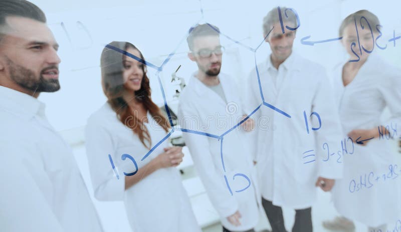 Group of Laboratory Employees. Stock Photo - Image of chemical, concept ...