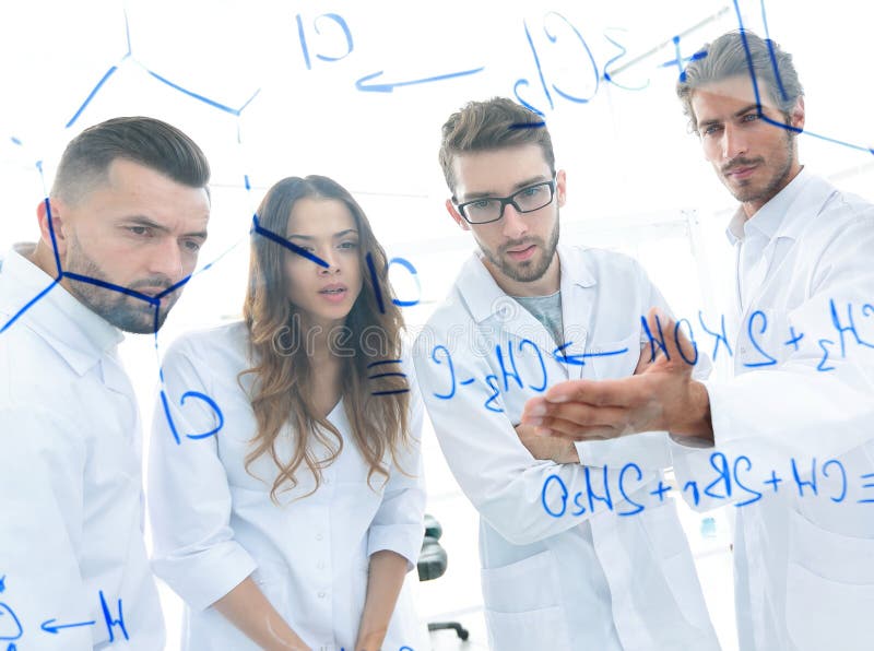 Group of Laboratory Employees. Stock Image - Image of education ...