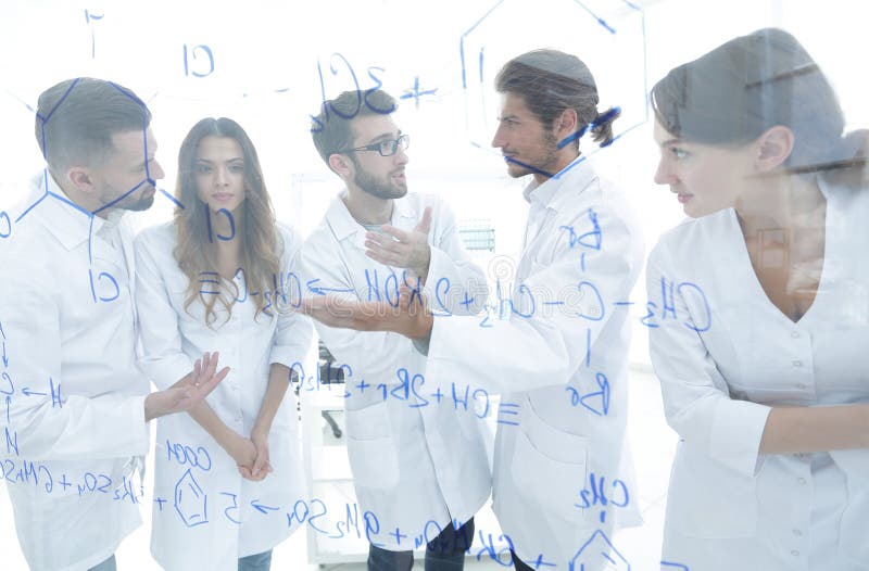 Group of Laboratory Employees. Stock Image - Image of conference ...