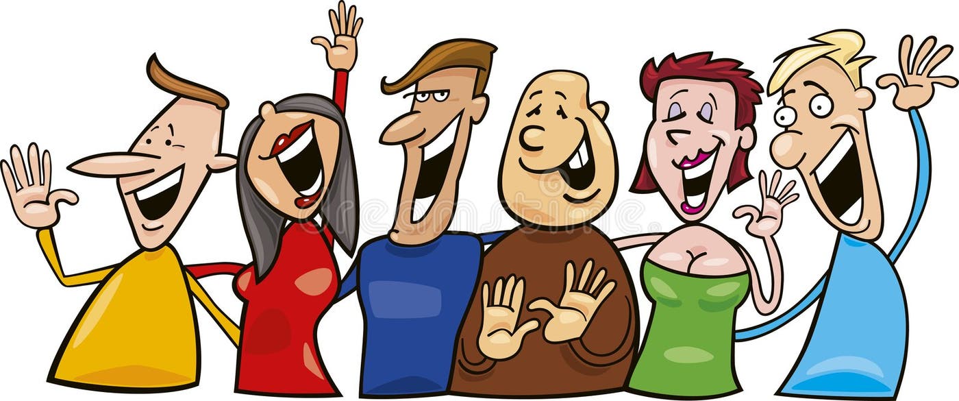 Group Laughing People Stock Illustrations – 8,286 Group Laughing People ...