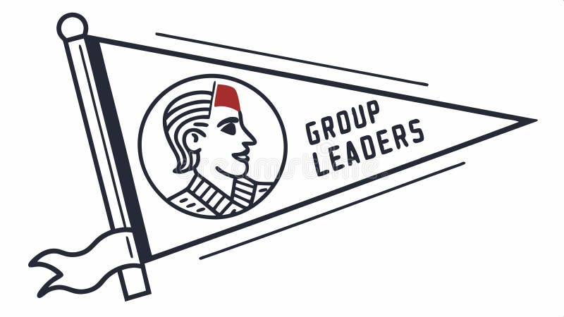 Group Leaders Flag Banner, Team Flag, Leadership and Group Emblem ...
