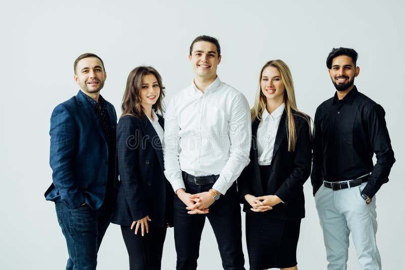 Group of Leading Experts Standing in the Office Stock Image - Image of ...