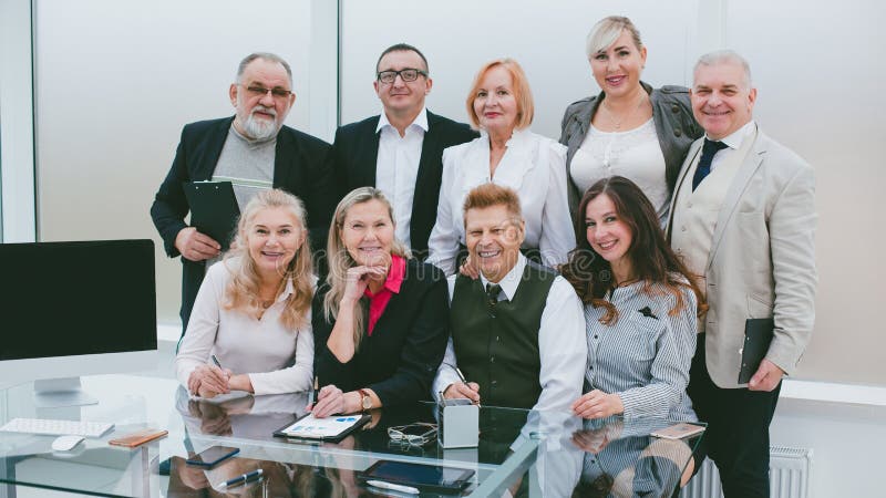 Group of Leading Professionals in the Workplace in the Office. Stock ...