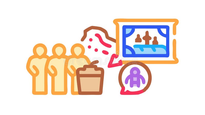 Group Learning Discussion Vector. Education Knowledge Sharing. Vector ...