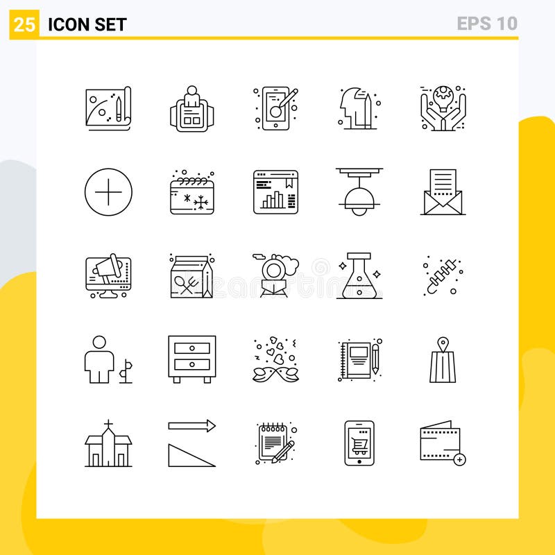 25 Universal Line Signs Symbols of Product, Defining, Design, Business ...