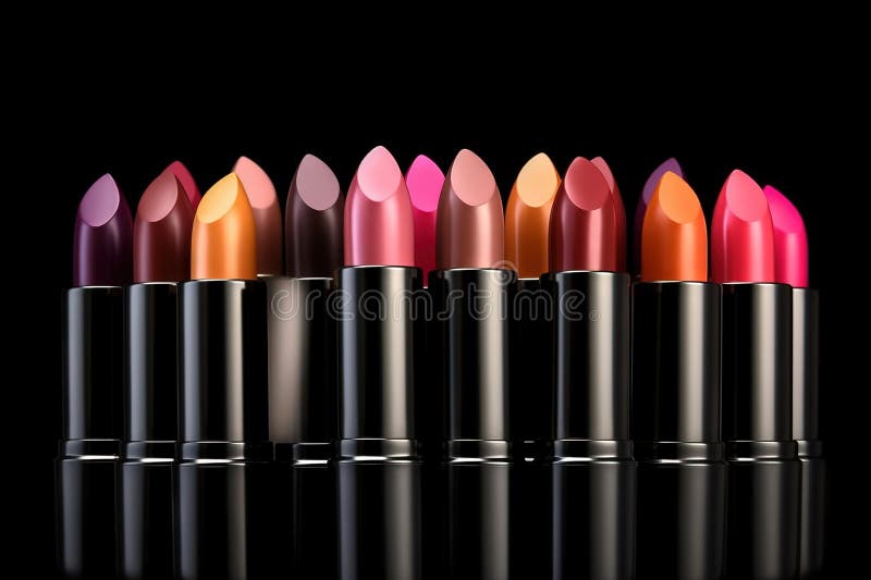 A Group of Lipsticks Sitting on Top of a Table. Generative AI Image ...