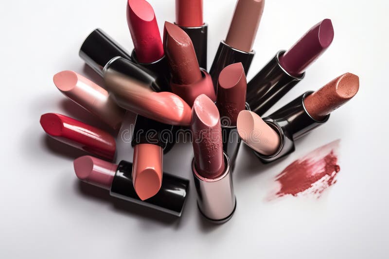 A Group of Lipsticks Sitting on Top of a Table. Generative AI Image ...