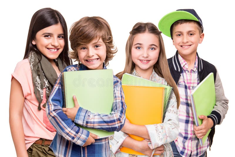 Group of little students stock image. Image of friends - 42963197
