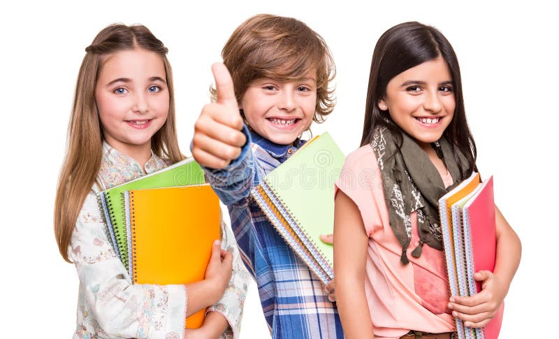 Group of little students stock image. Image of friends - 42963197