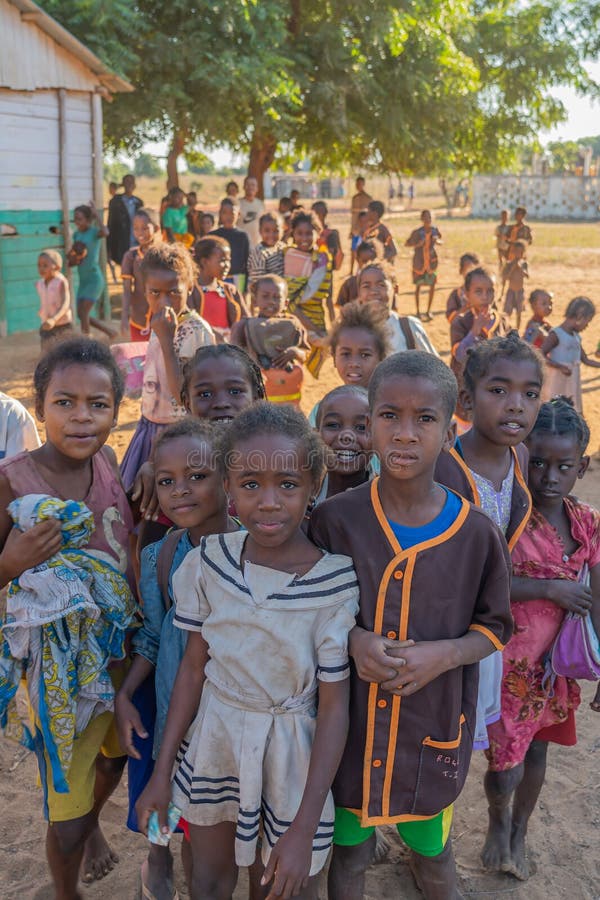 A Group of Malagasy Children in Morondava Editorial Image - Image of ...