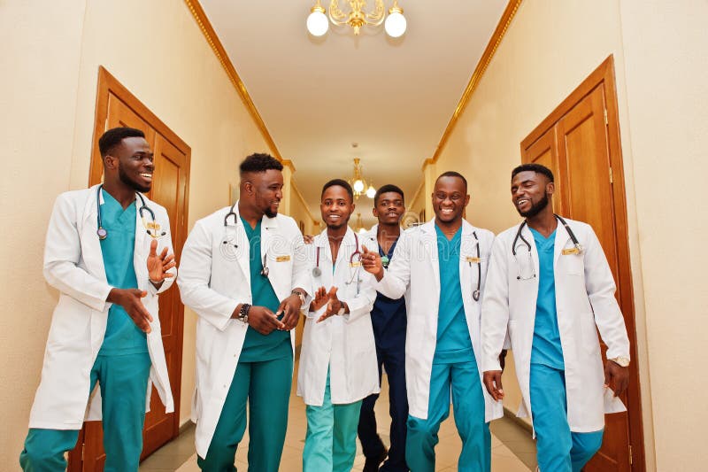 Group of African Medical Students. Stock Image - Image of healthcare ...
