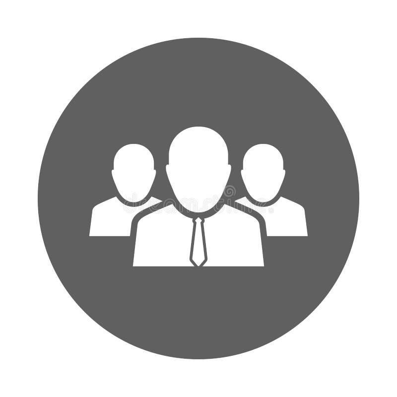 Group, Management, Manager Icon. Gray Vector Graphics Stock Vector ...