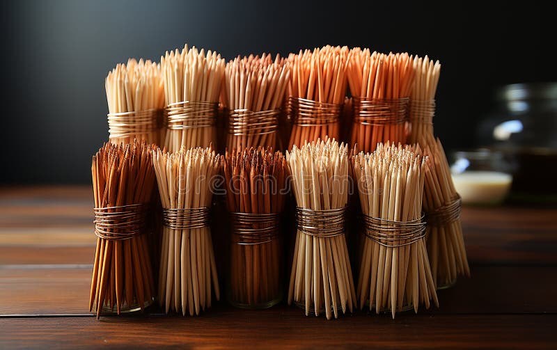 Group of Match Sticks Arranged on a Table Surface Stock Photo - Image ...