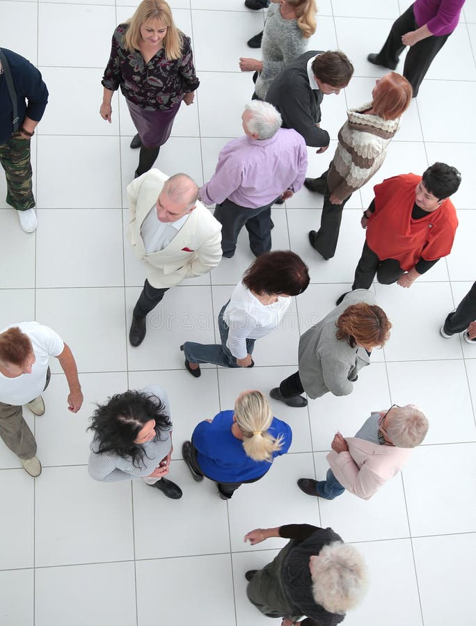 Top View People Walking Different Directions Stock Photos - Free ...