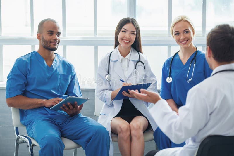 Group of medical doctors stock image. Image of medic - 281200365