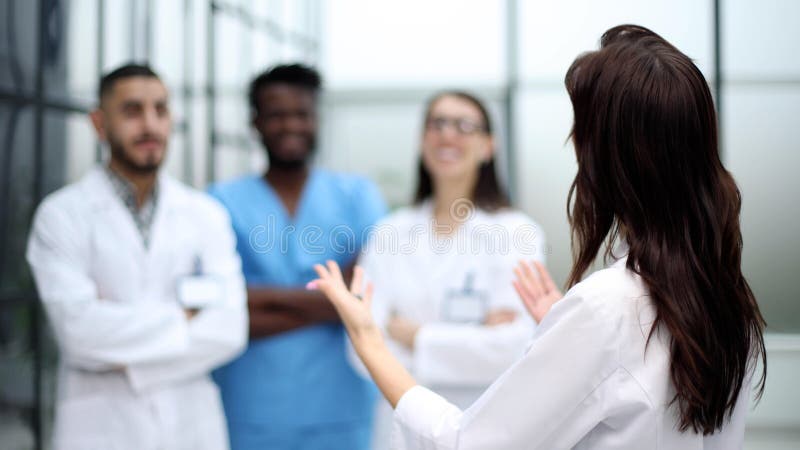 Group of Medicine Doctors Talking during Conference Stock Image - Image ...