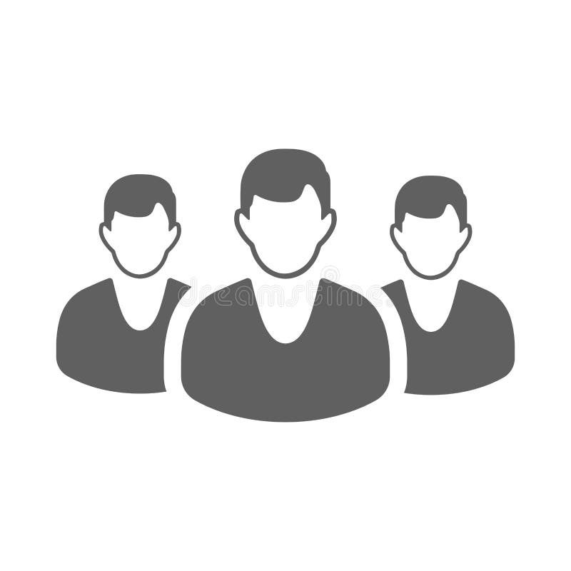 Group, Meeting, Team Icon. Gray Vector Graphics Stock Vector ...
