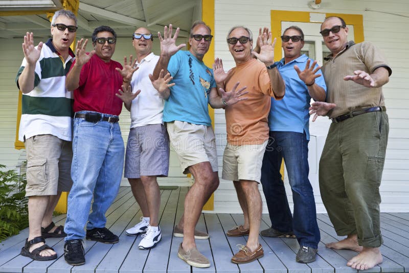 Group of men stock image. Image of playing, glasses, cheerful - 21314879