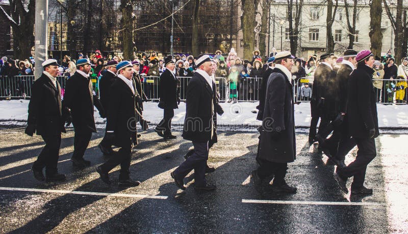 Group Of Men Marching Picture. Image: 111070129