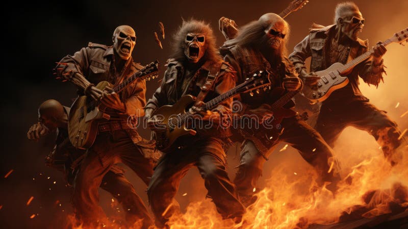 Bass Guitarist Fire Stock Illustrations – 48 Bass Guitarist Fire Stock ...