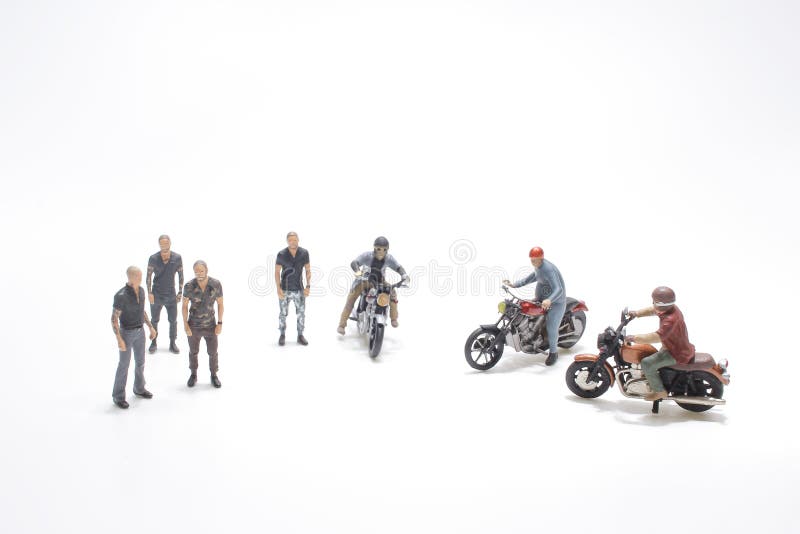 A Group Mini Bad Guy Figure are Assembly Stock Photo - Image of posing ...