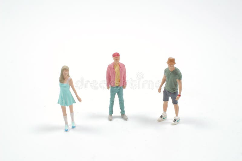 A Group of Mini Figure Friends on Board Stock Image - Image of ...