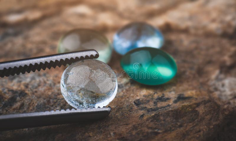 Group of Mix Round Cut Gemstones Stock Photo - Image of luxury, classic ...