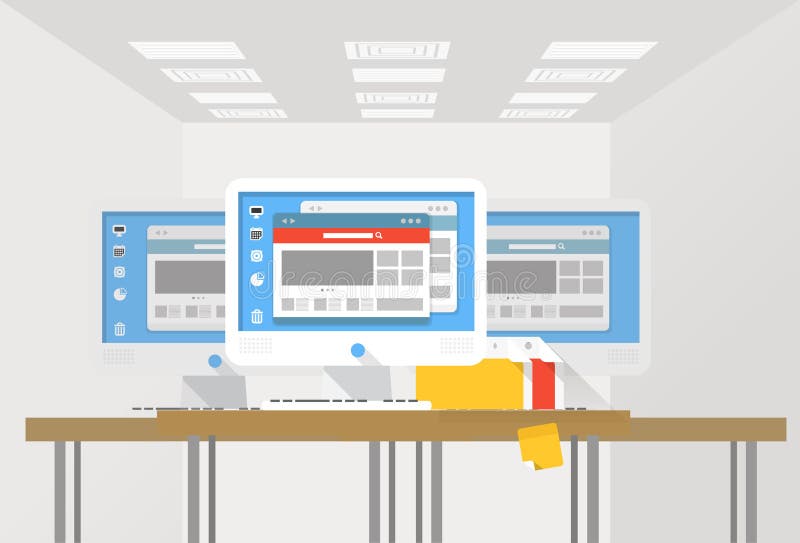 Center Workstations Stock Illustrations – 70 Center Workstations Stock ...