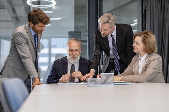 Group of Modern People Using Modern Technologies while Working in the ...