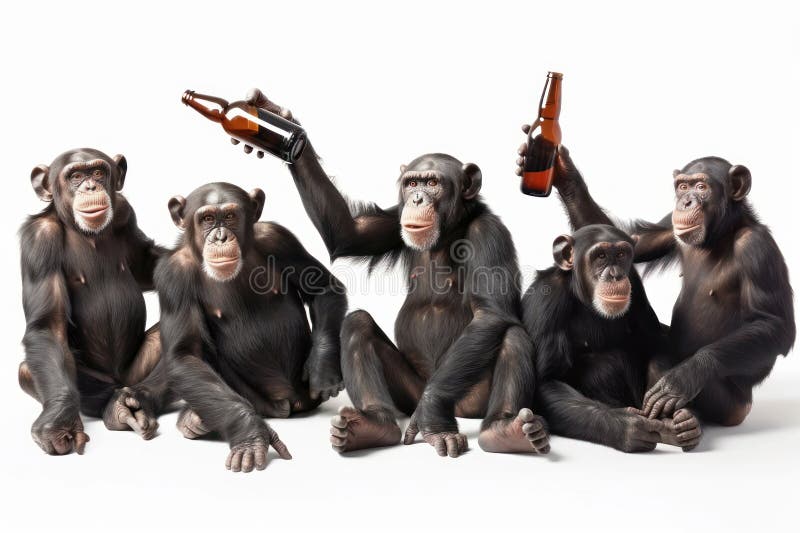 Drunken Monkeys Stock Illustrations – 3 Drunken Monkeys Stock ...