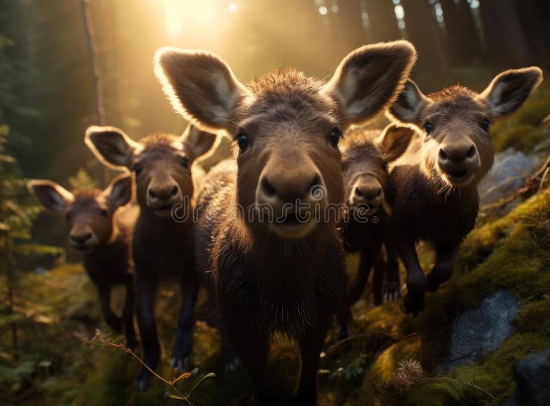 Moose Calf Stock Illustrations – 91 Moose Calf Stock Illustrations ...